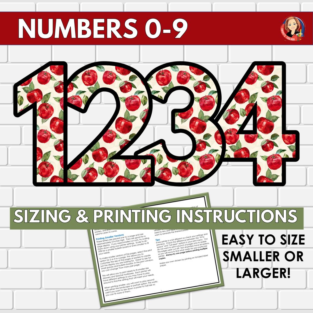 Apples Fall Bulletin Board Kit and Classroom Decor with Apple Craft ...