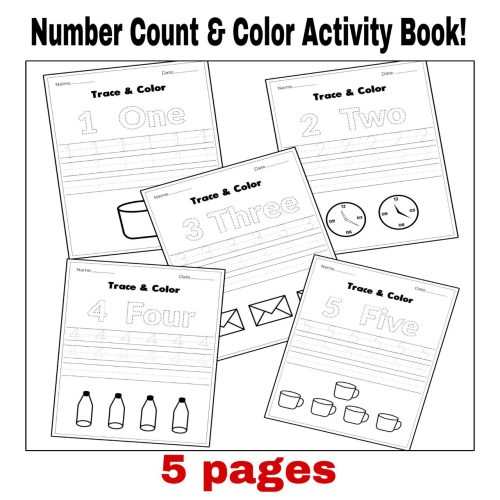 Free Number Count & Color Activity Book! - Made By Teachers