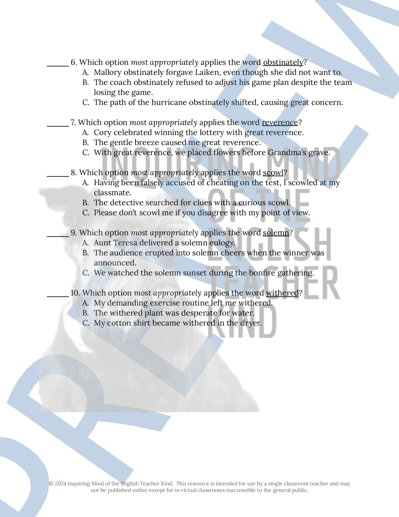 The Hobbit Quiz, Close Reading, and Vocabulary Games Bundle (Chapters 1 ...