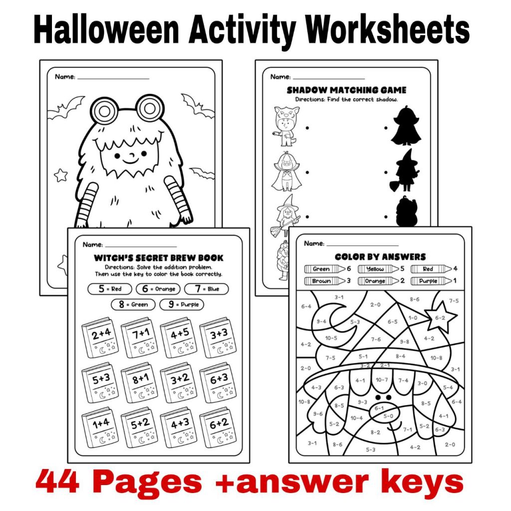 Halloween Activity Worksheets | Made By Teachers