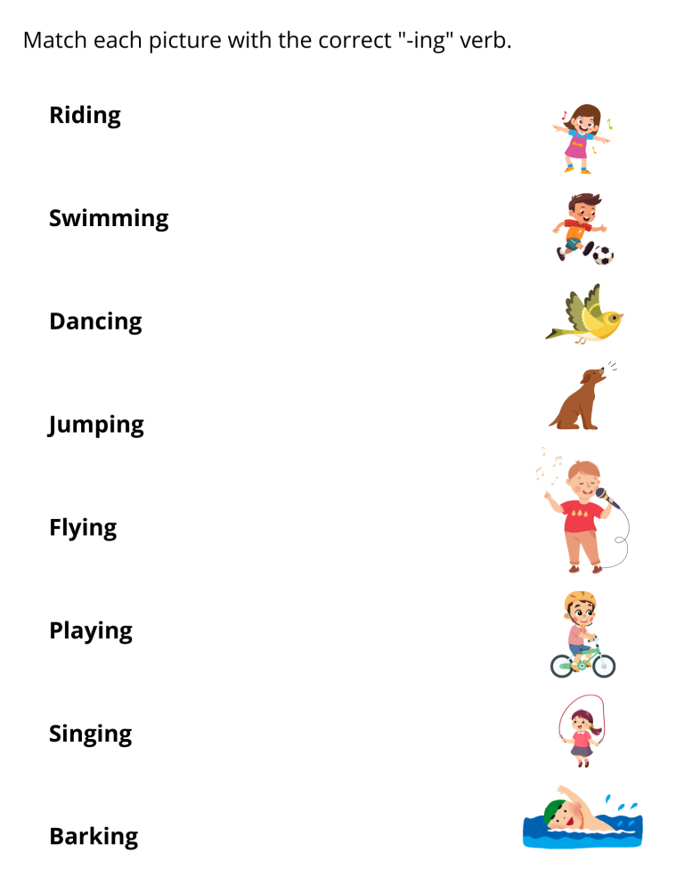 adding ing to verbs worksheet for grade 1 | Made By Teachers