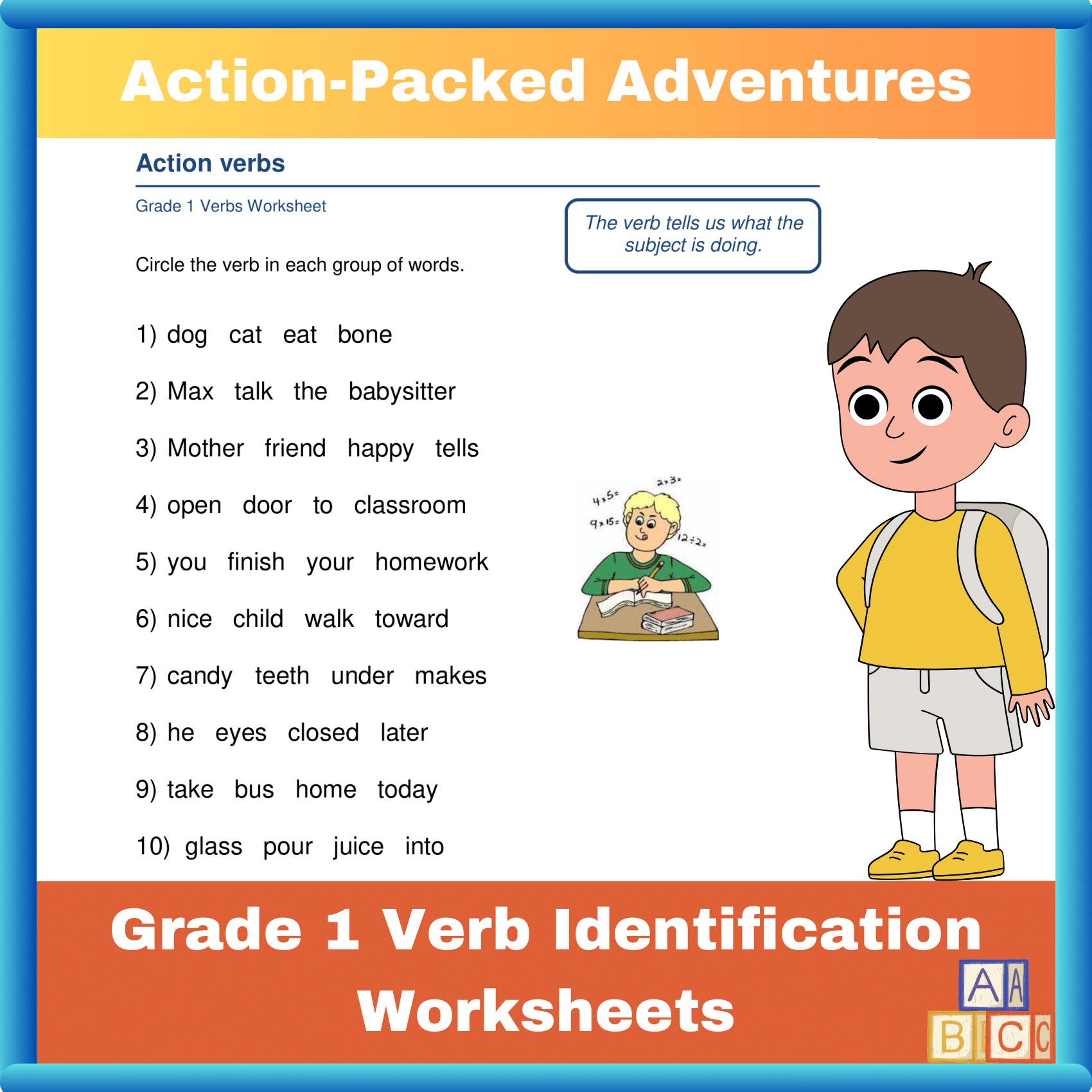 Exploring Simple Sentences Preschool and Kindergarten Worksheets | Made ...