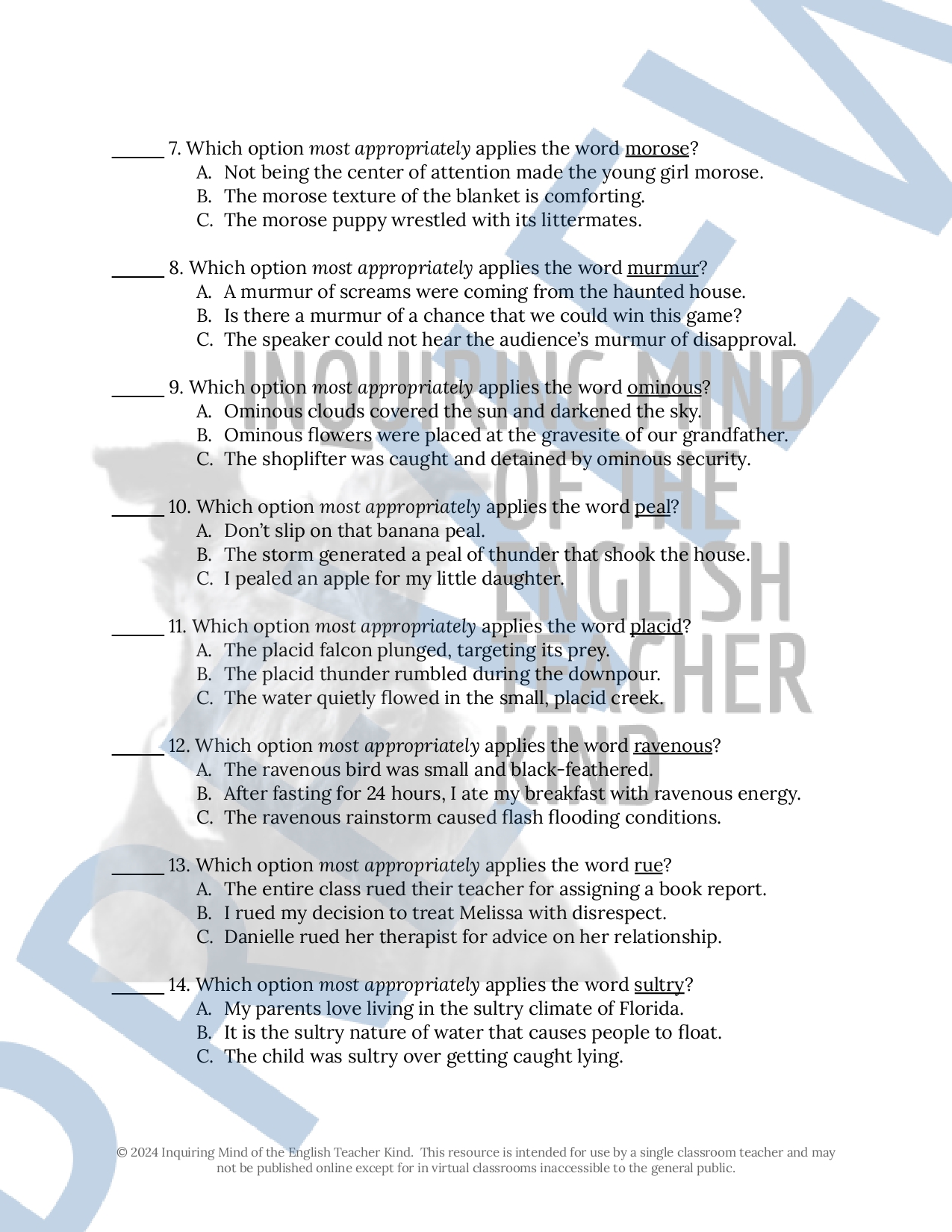 "The Life You Save May Be Your Own" Quiz, Close Reading, and Vocabulary ...
