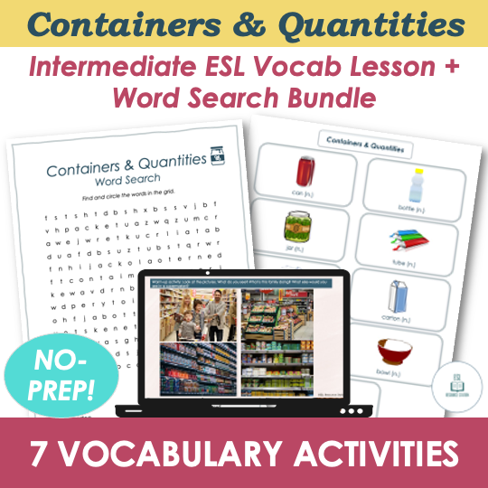 Winter Clothes - A2 Adult ESL Vocabulary Lesson & Word Search BUNDLE ...