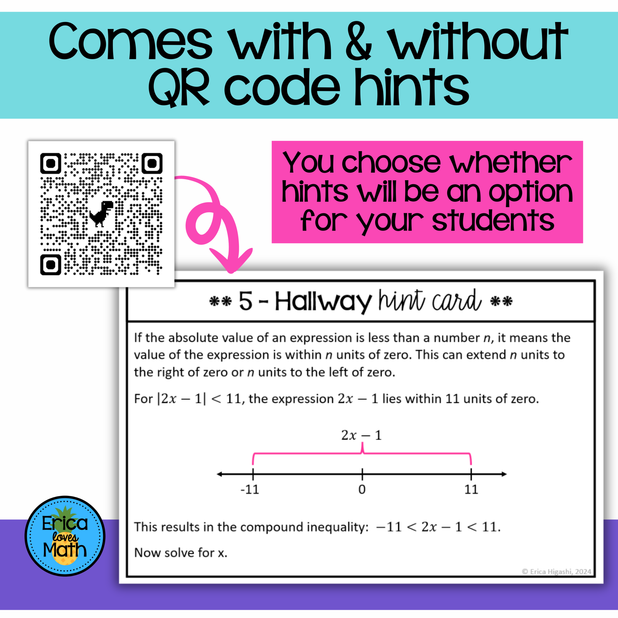 Absolute Value Equations, Inequalities, & Graphs Escape Room Activity ...
