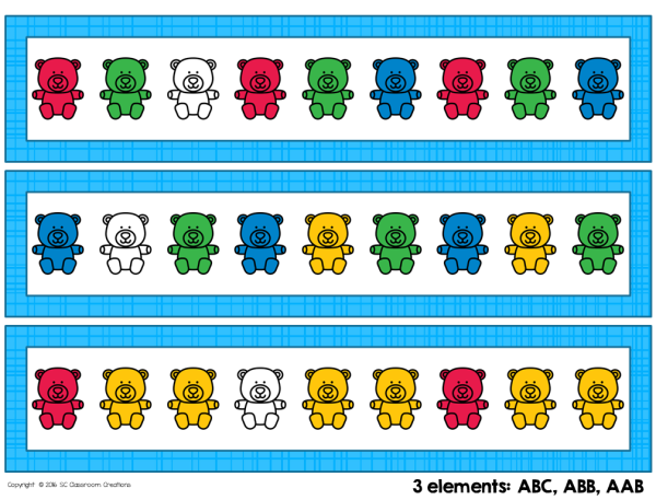 Counting Bear Pattern Cards - Made By Teachers