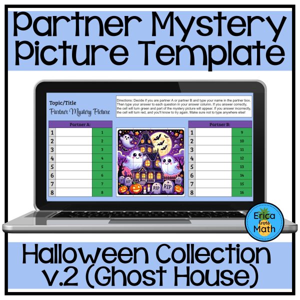 Editable Digital Partner Activity Template (Halloween v.2) | Made By ...