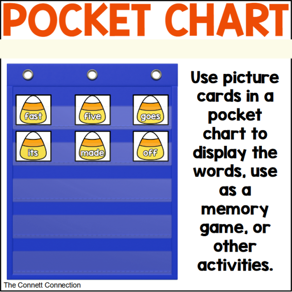 Candy Corn Sight Word Cards for Second Grade | Made By Teachers