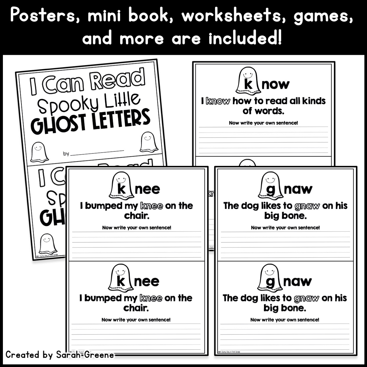 Silent Letters KN, WR, GN, MB Center, Game, Worksheets, and More | Made ...
