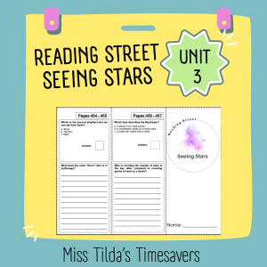 Seeing Stars - Grade 3 Reading Street - Made By Teachers