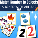 Match Number to Objects Photo Picture Cards Aligned with ABLLS R8 ...