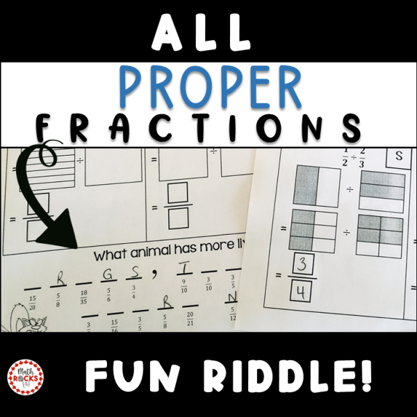 Dividing Fractions Visual Area Model Fractions 6th Grade Printable ...