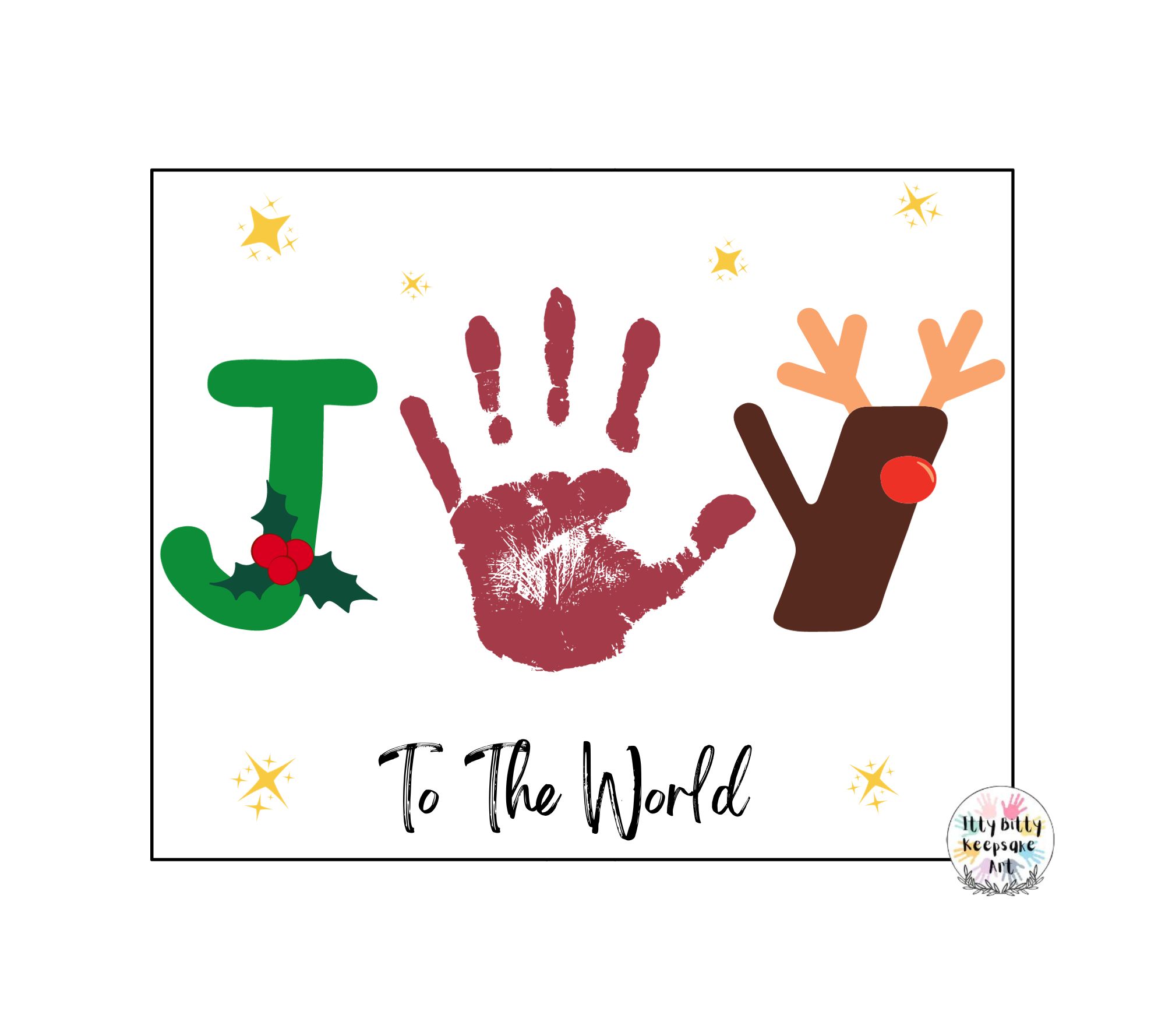 Letter F Handprint Art Craft Printable Template / F is for Flower ...