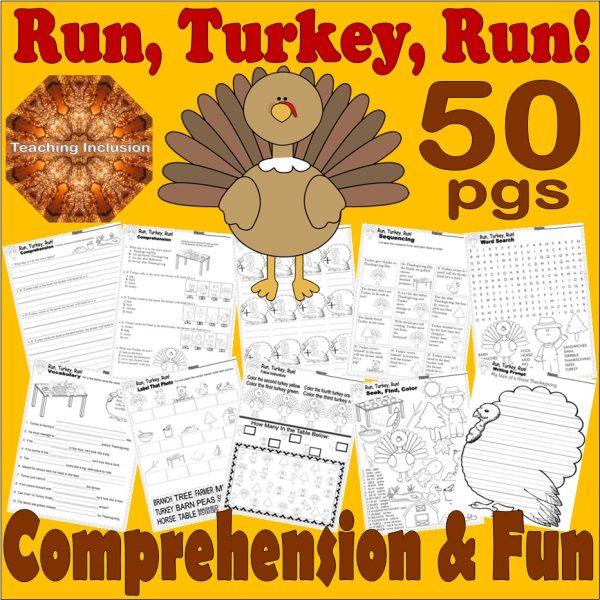 Run, Turkey, Run! Thanksgiving Read Aloud Book Study Companion ...