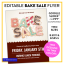Editable Bake Sale Flyer - 2 color options! | Made By Teachers