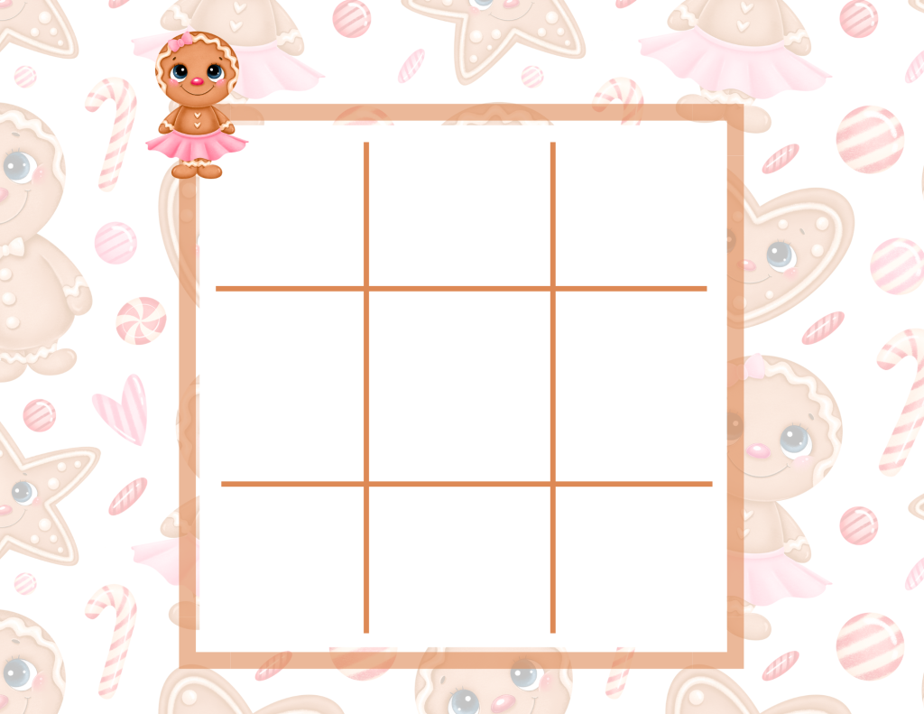 Gingerbread Kid Tic Tac Toe | Made By Teachers