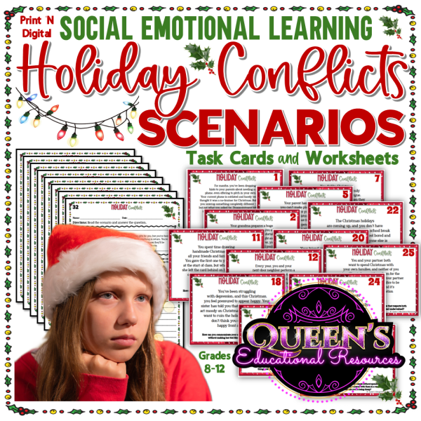 Holiday Conflicts Scenarios | Christmas Scenarios | Situation Cards ...