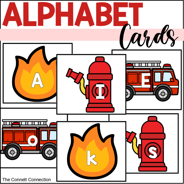 Fire Safety Alphabet and Number Flash Cards and Puzzles | Made By Teachers