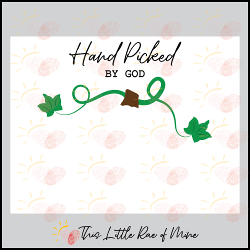 Hand picked by God - Pumpkin - Fall - Autumn - Handprint Art Keepsake ...