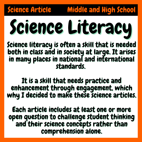 Dark Matters Science Article #6 | Literacy | HS-ESS1-2 | Digital ...