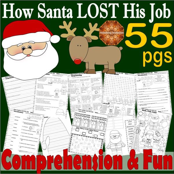 How Santa LOST His Job Christmas Read Aloud Book Companion Reading ...
