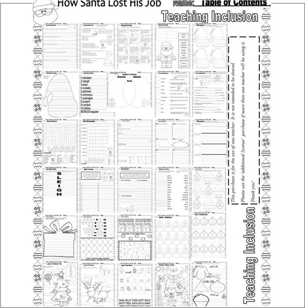 How Santa LOST His Job Christmas Read Aloud Book Companion Reading ...