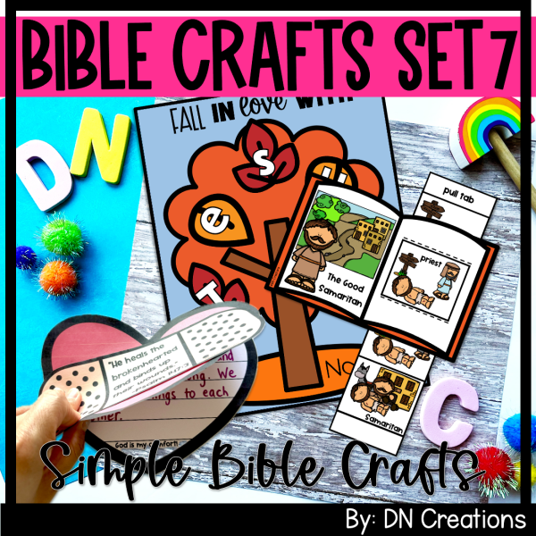 Bible Craft Set 7 | Fall in Love with Jesus | Good Samaritan | God ...