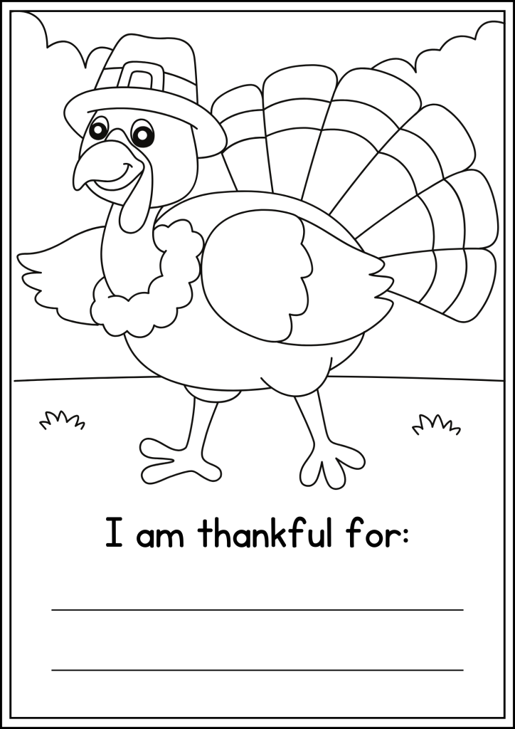 Thanksgiving Coloring Pages for Grade 1 - Thankful Thanksgiving ...