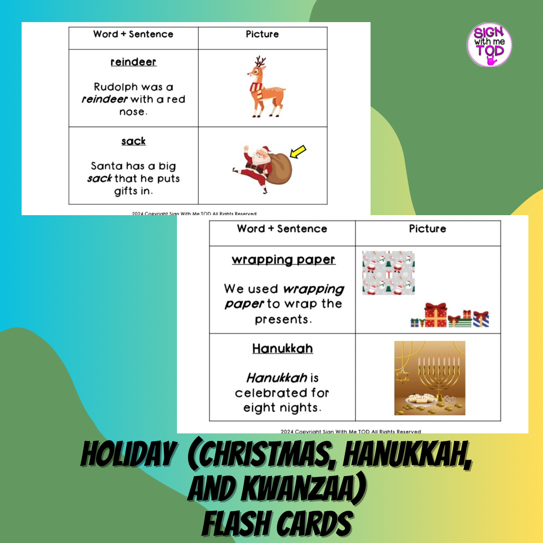 Deaf Education - ASL & English Linking Verbs Vocabulary and Sentence ...