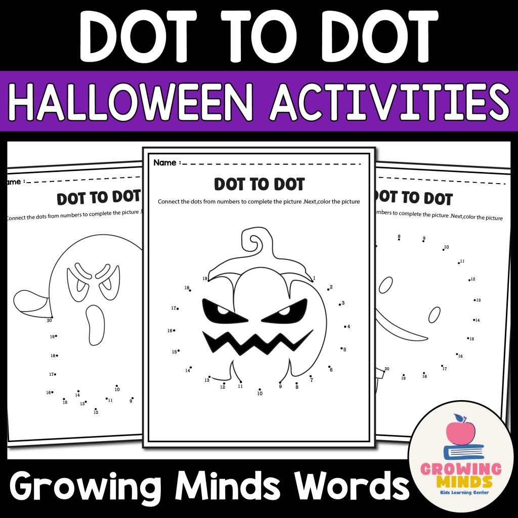 Halloween dot to dot Number to 20 Worksheet - Halloween Activities ...