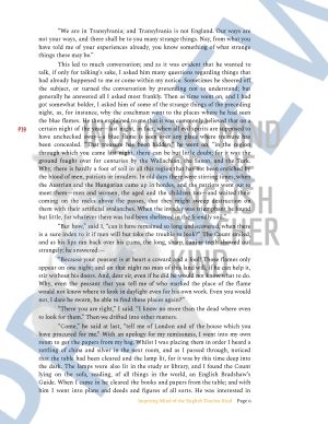 Dracula Chapter 2 Close Reading Analysis Worksheet and Answer Key ...