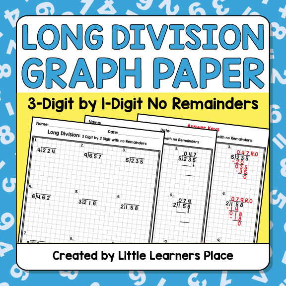 4 Digit by 2 Digit Multiplication Graph Paper Worksheets | Made By Teachers