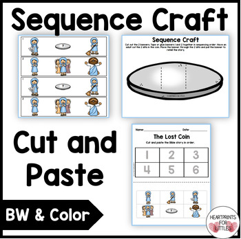 The Parable of the Lost Coin Bible Story Sequencing Activities, Parable ...