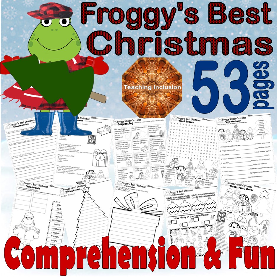 Froggy's Best Christmas Read Aloud Book Study Companion Reading ...