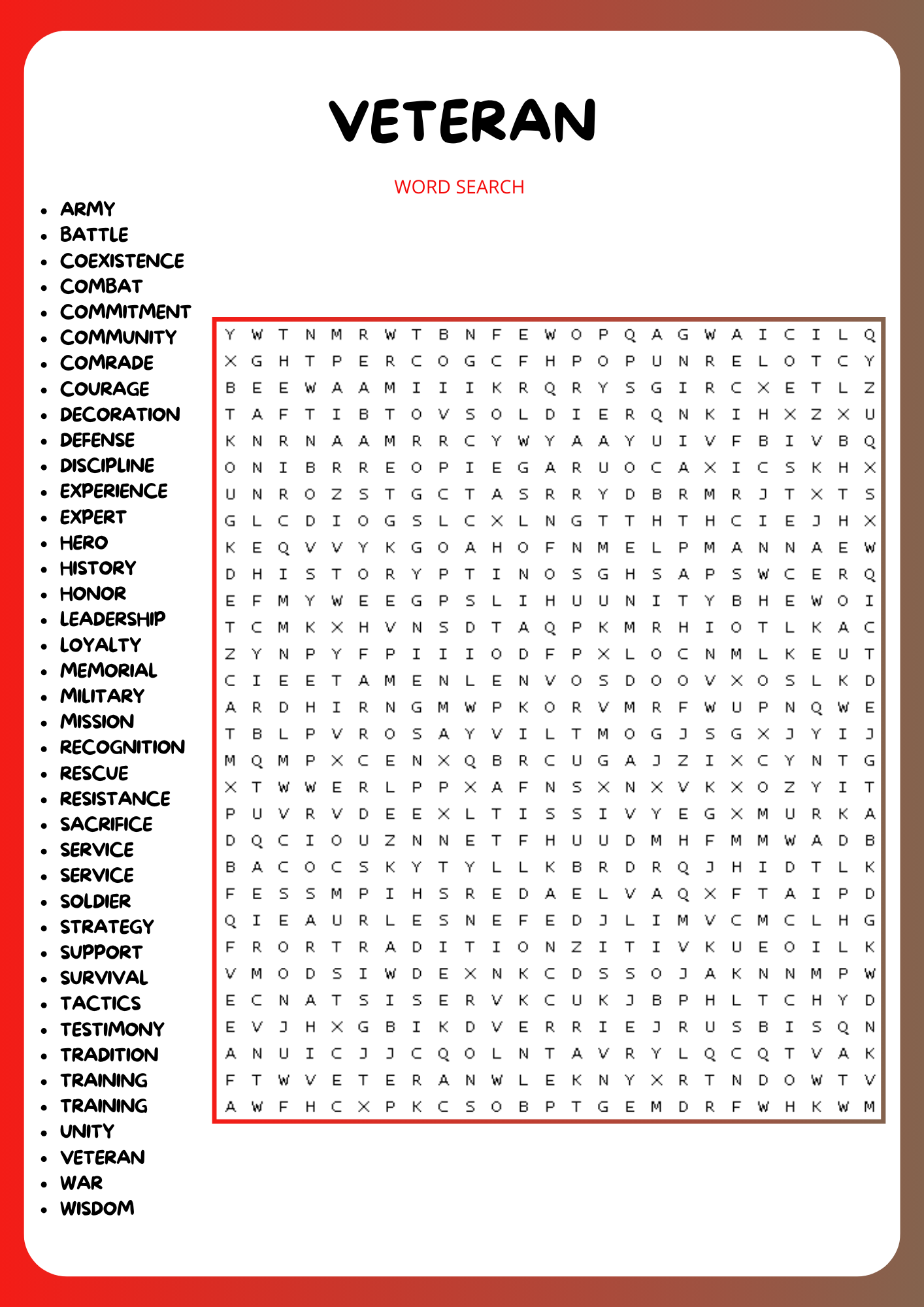 Autumn Vocabulary Word Search Puzzle Activity Worksheet - Made By Teachers