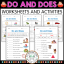 Beginner Do and Does Grammar Activity Worksheets for Grade 2 | Made By ...