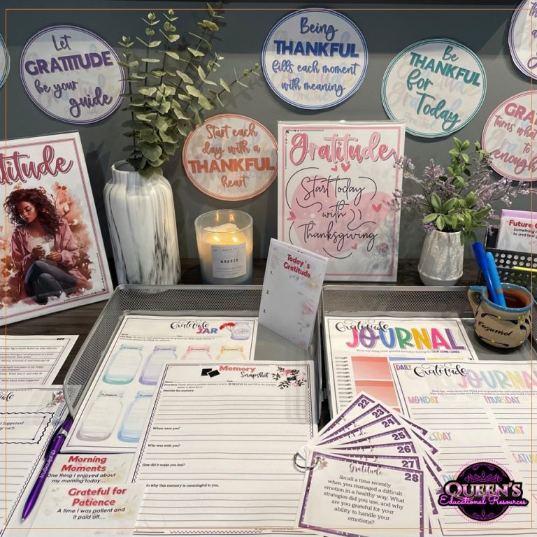 Calm Down Corner | Gratitude Activities | SEL | Thanksgiving | Social ...