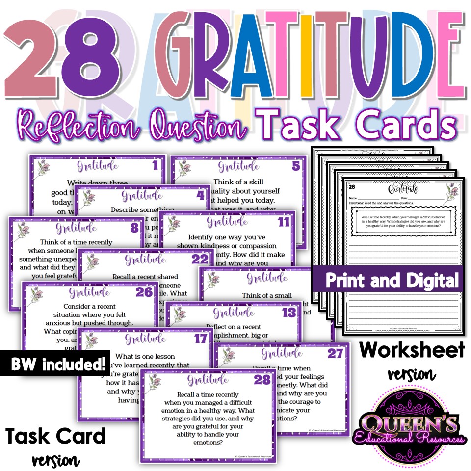 Calm Down Corner | Gratitude Activities | SEL | Thanksgiving | Social ...