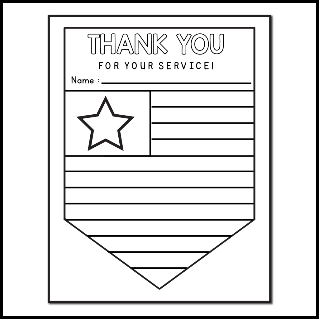 Veterans Day Pennant Craft and Activities - Banner Craft Classroom ...