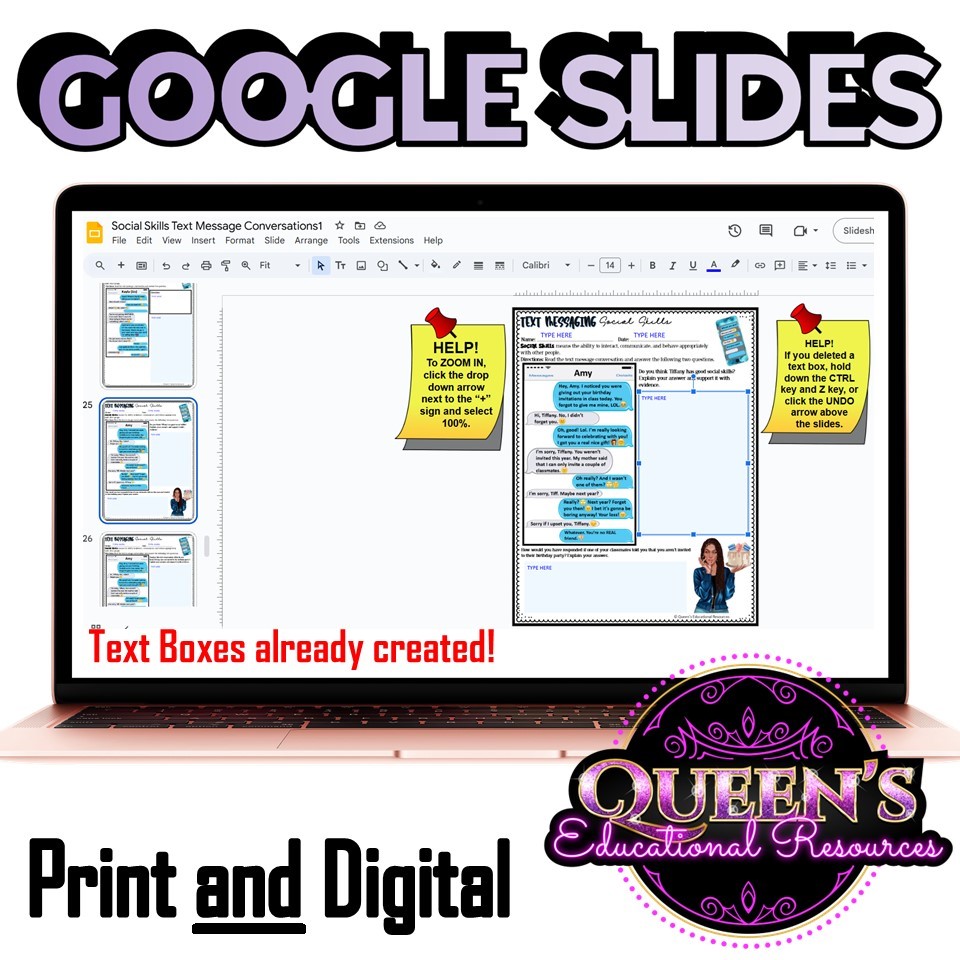 Text Message Analysis Worksheets | Text Message Activities ...