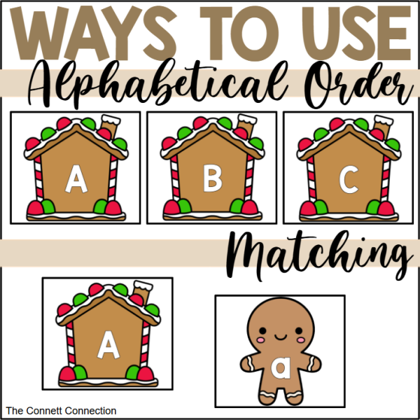 Gingerbread Alphabet and Number Flash Cards and Puzzles | Made By Teachers