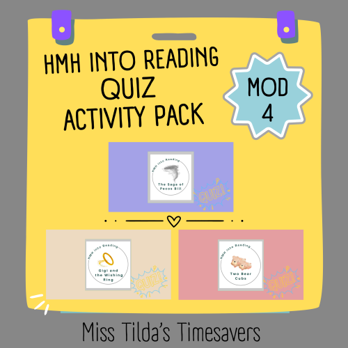 Grade 3 HMH into Reading Module 4 PowerPoint Assessment Pack - Made By ...