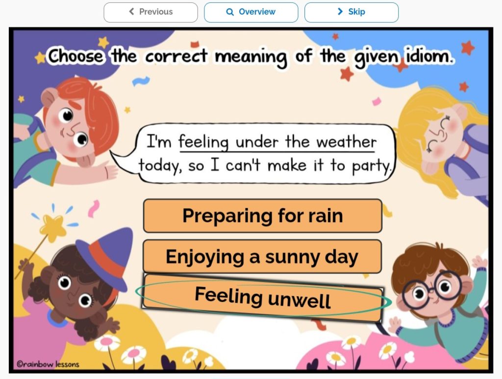 Idioms Activity Boom Cards | Figurative Language Boom Cards | Grammar ...
