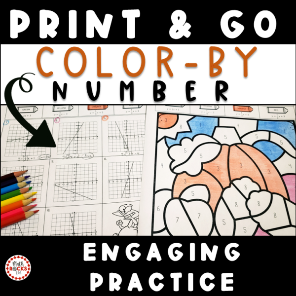 Thanksgiving Parallel & Perpendicular Lines From Graphs Coloring Page ...
