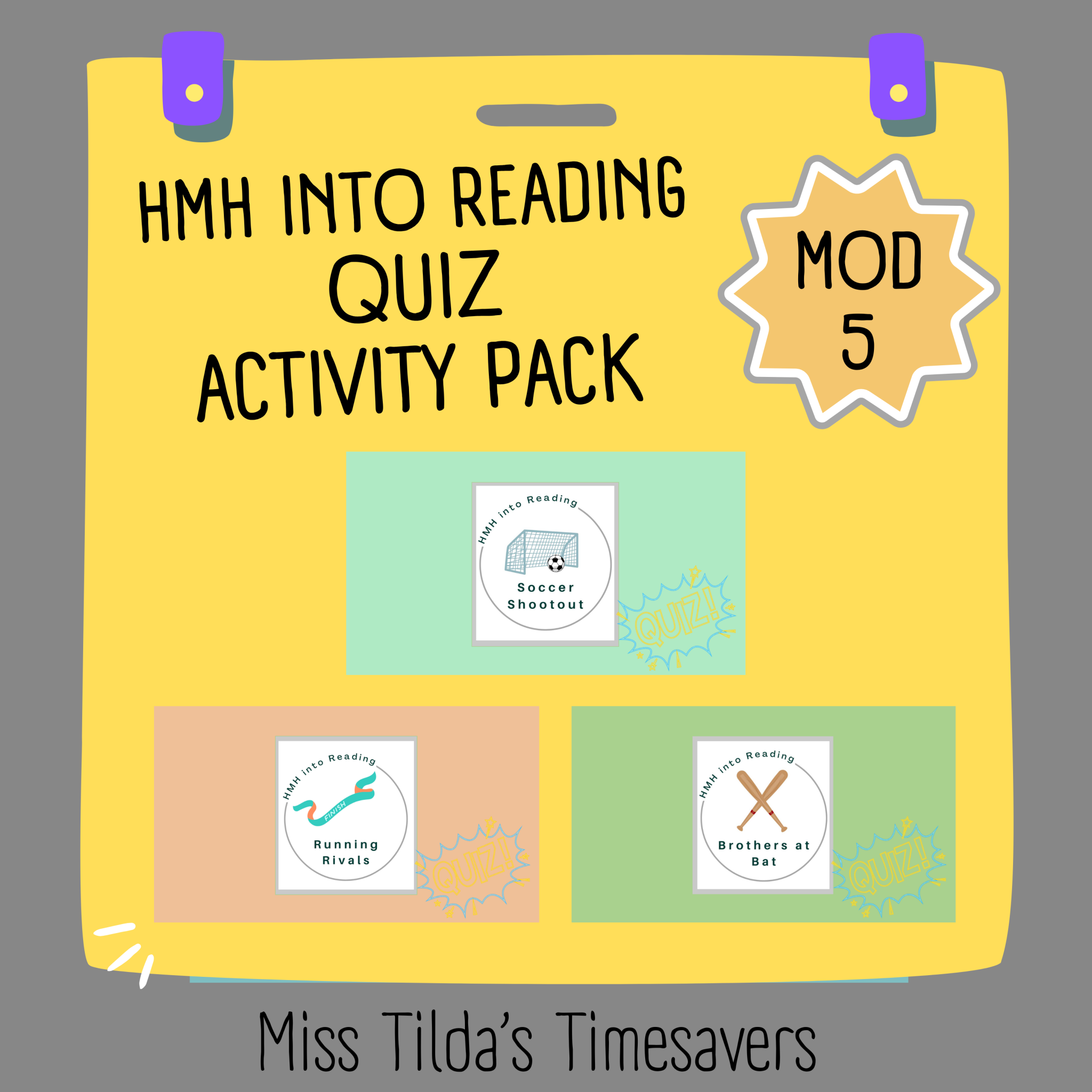 Grade 3 HMH into Reading Module 5 PowerPoint Assessment Pack - Made By ...