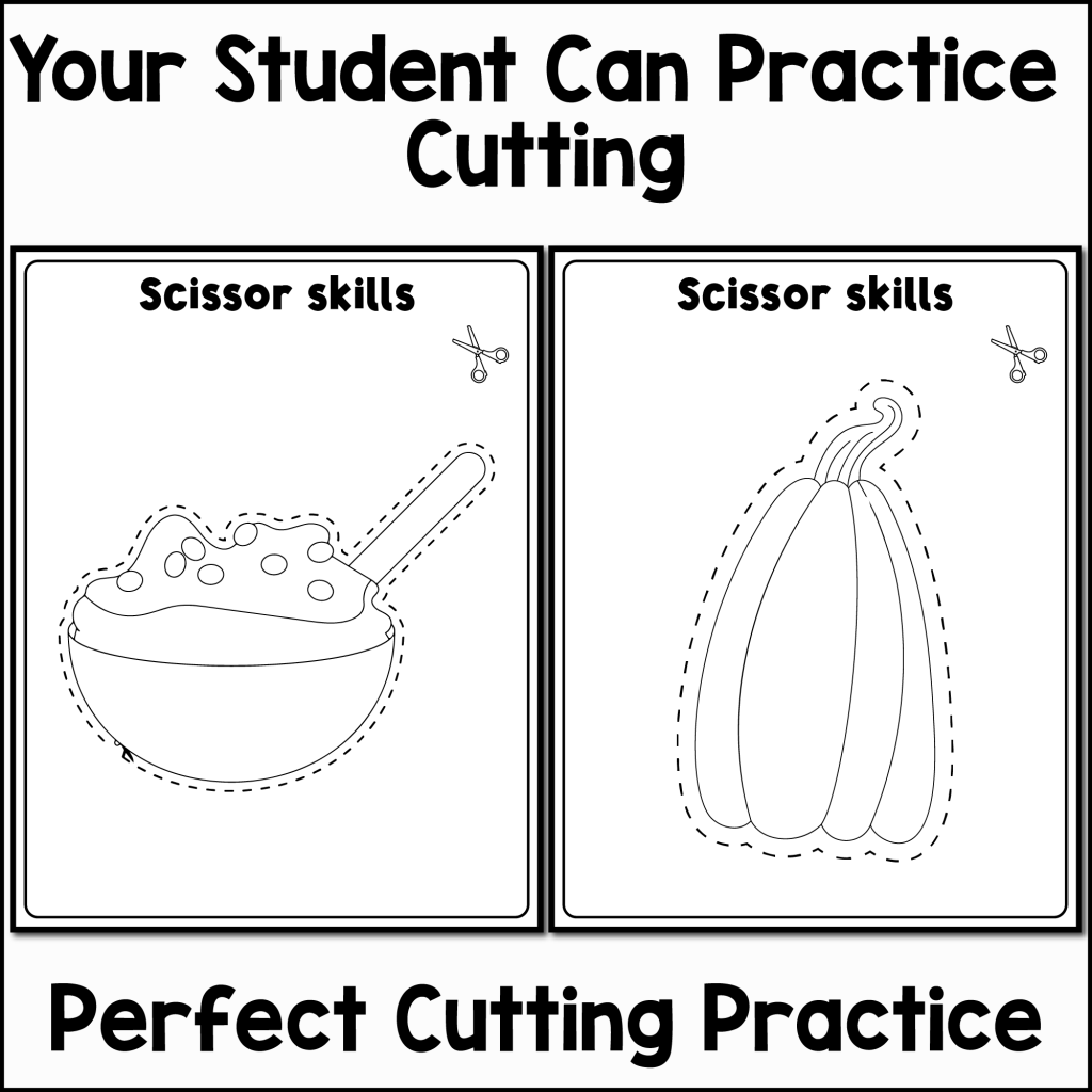 Cute Thanksgiving & Fall Scissor Skills Cutting Practice - Thanksgiving ...