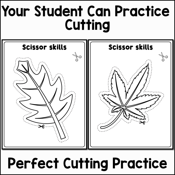 Cute Thanksgiving & Fall Scissor Skills Cutting Practice - Thanksgiving ...