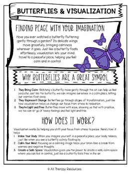 VISUALIZATION ACTIVITIES & CRAFT - Coping Skills Toolbox - Play Therapy ...