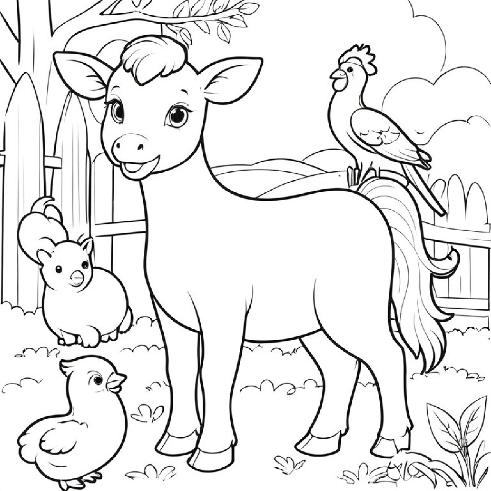 Farm Animals Coloring Pages: A Barnyard Adventure | Made By Teachers