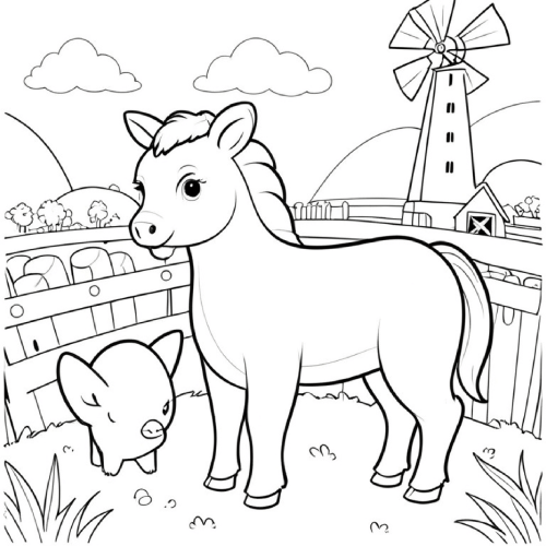 Farm Animals Coloring Pages: A Barnyard Adventure - Made By Teachers